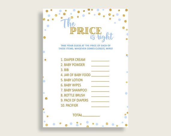 Price is Right Baby Shower Price is Right Confetti Baby Shower - Etsy