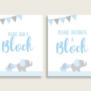 Blue Grey Please Sign A Block Sign and Decoarate A Block Sign ...