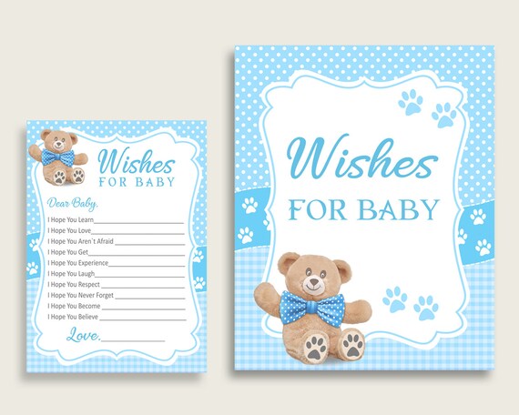 Paper & Party Supplies Party Décor Wishes for Baby Sign & Cards Wishes ...