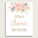 Pink Gold Please Sign the Onesie Sign and Design A Onesie Sign ...