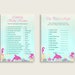Under the Sea Baby Shower Games Printable Pack Pink Green - Etsy