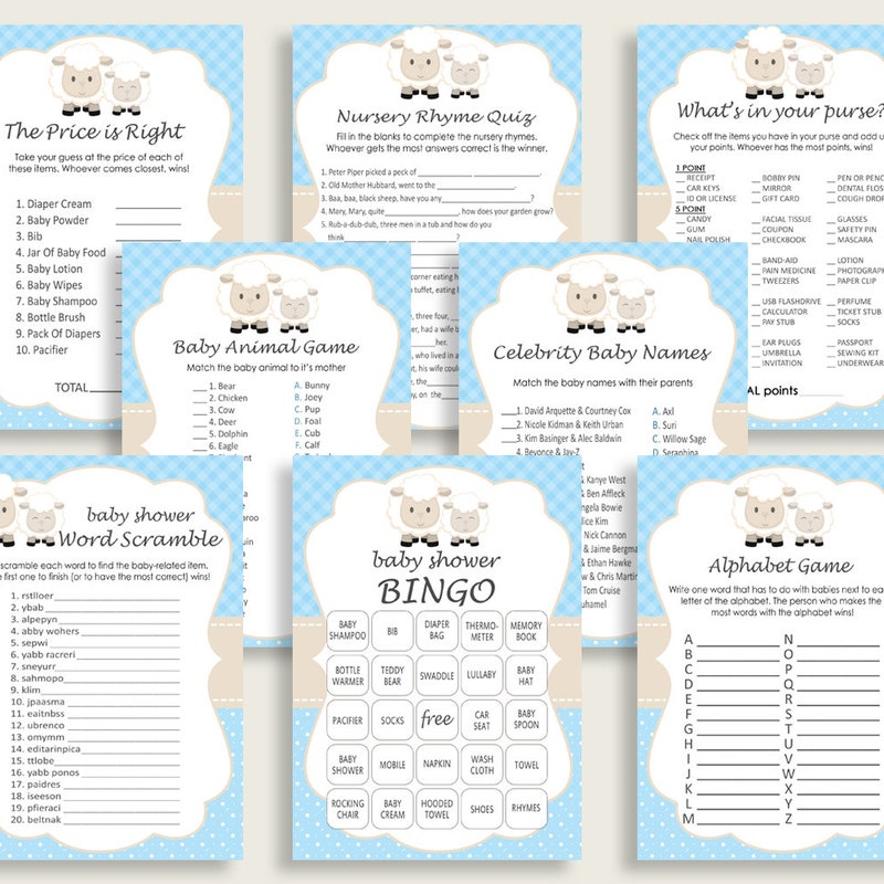 Lamb Baby Shower - Etsy