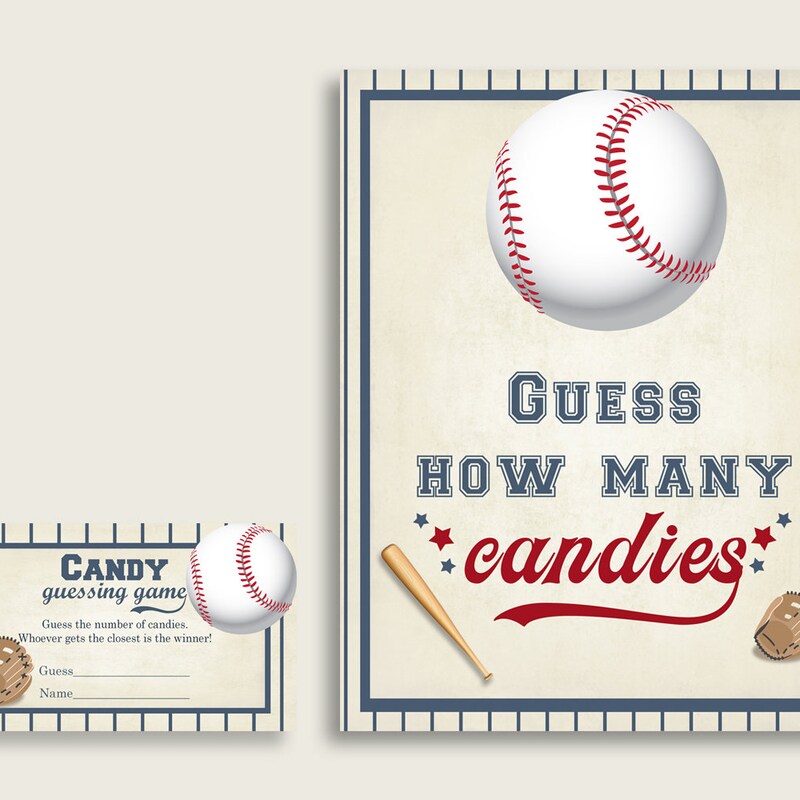 Baseball Candy - Etsy