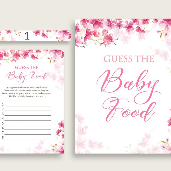 Baby Food Game - Etsy