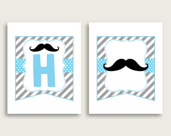Mustache Letter R