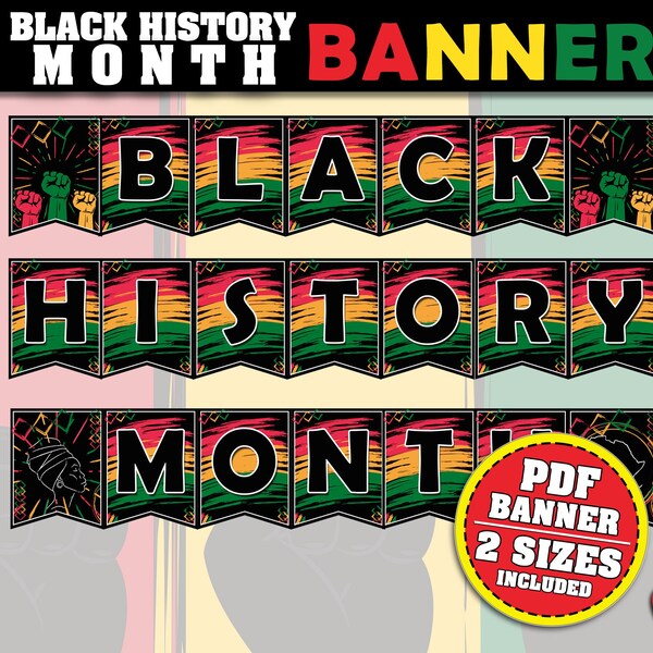 Black History Banners - Etsy