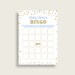 Bingo Baby Shower Bingo Confetti Baby Shower Bingo Blue Gold - Etsy