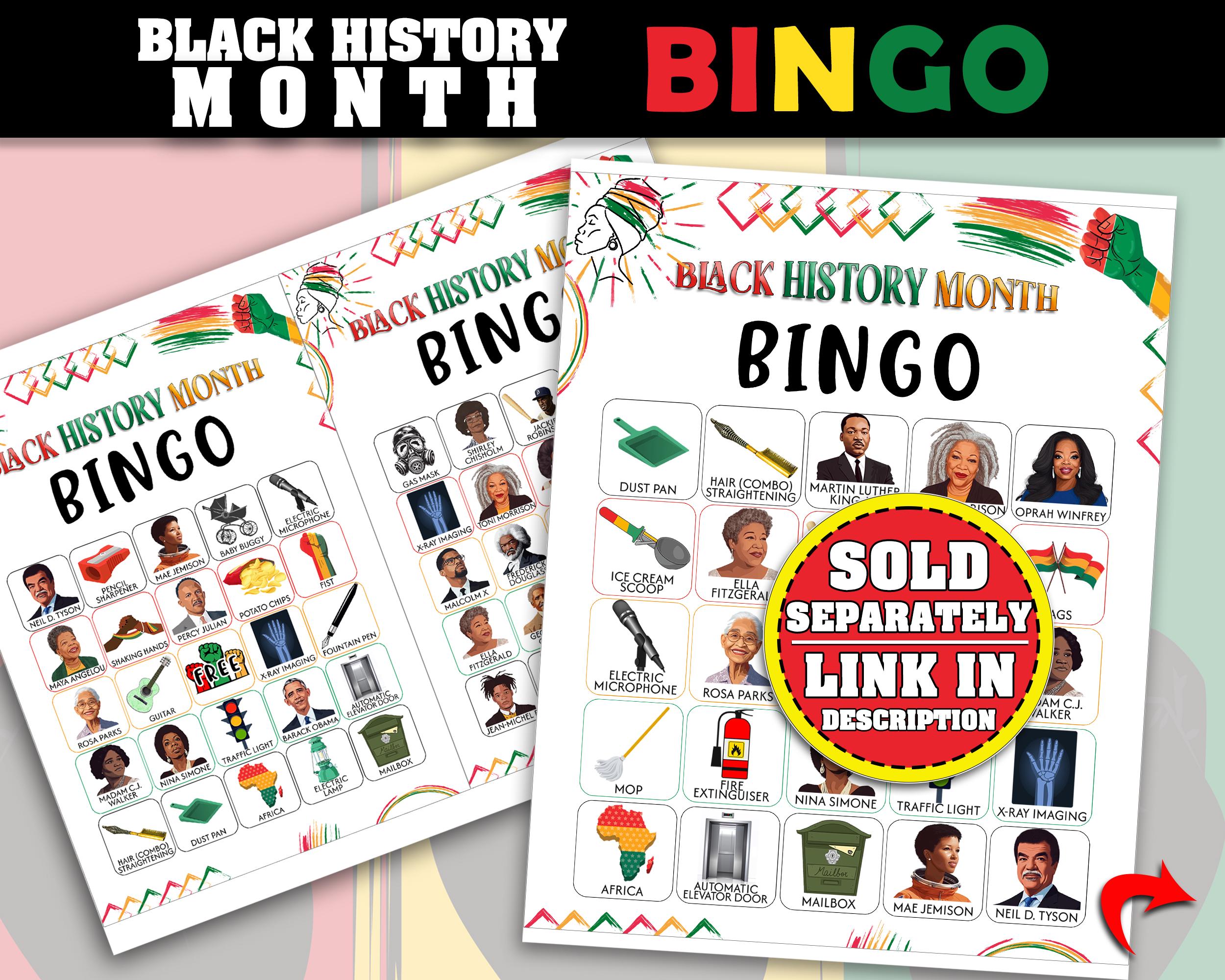 Black History Games Bundle, Printable Black History Month Activity ...