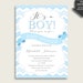 Chevron Baby Shower Invitations Printable, Digital or Printed ...