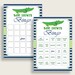 Alligator Baby Shower Bingo Cards Printable, Blue Green Baby Shower Boy ...