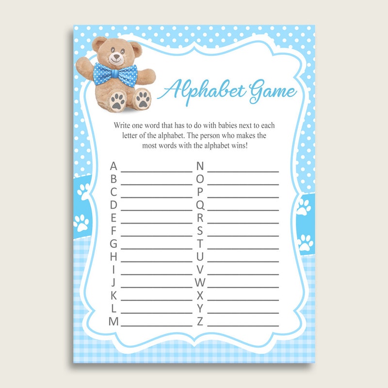 Guess the Teddy Name - Etsy UK