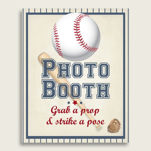 Baseball Photo Booth - Etsy
