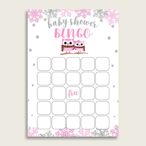 Owl Bingo Cards - Etsy