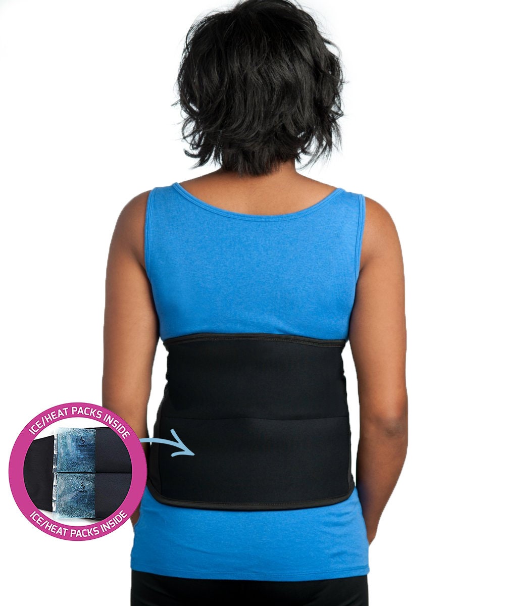 Back Pain Recovery Wrap With Ice/Heat Therapy, Adjustable Support ...