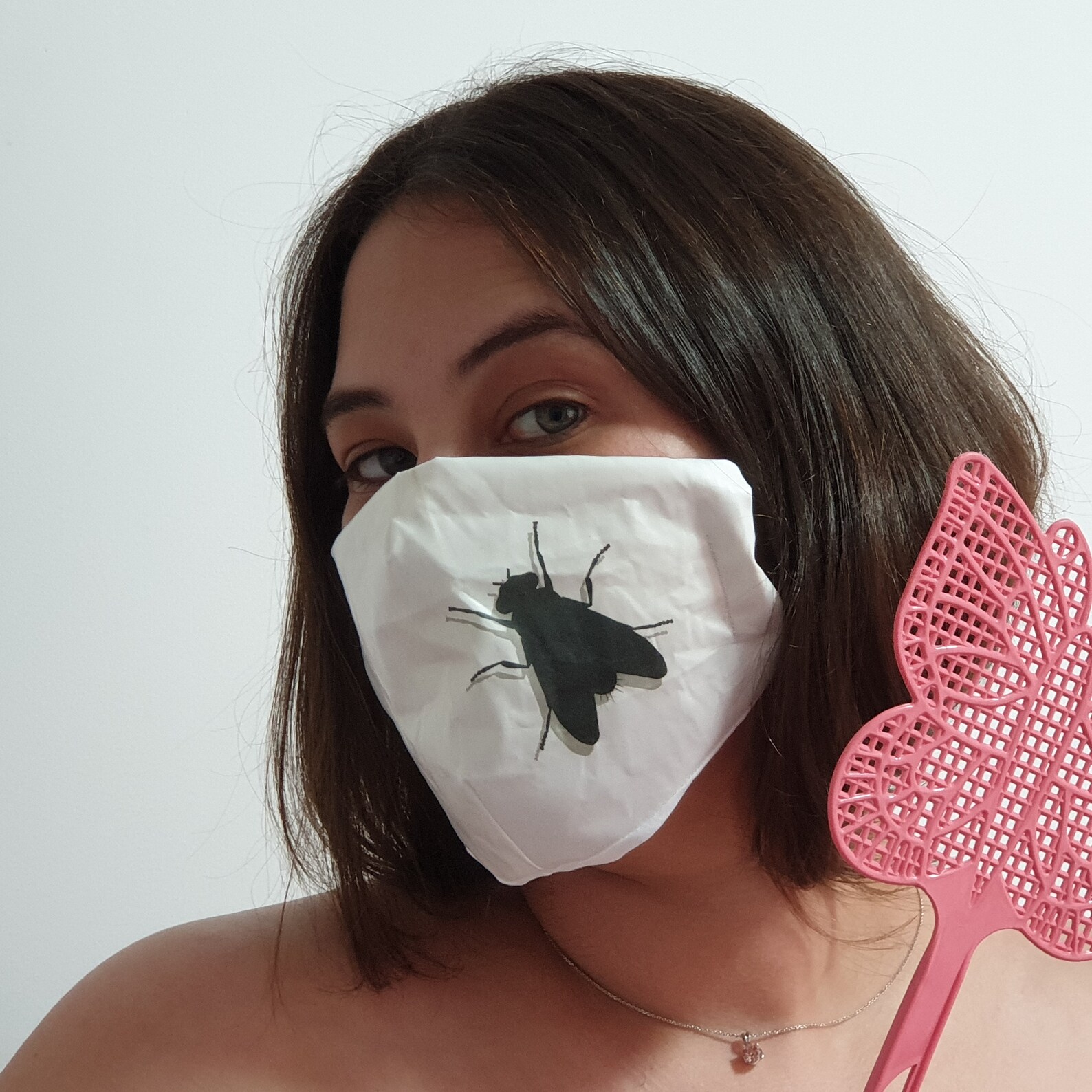 AWESOME Custom Designed Hand-made fly Face Mask - Etsy