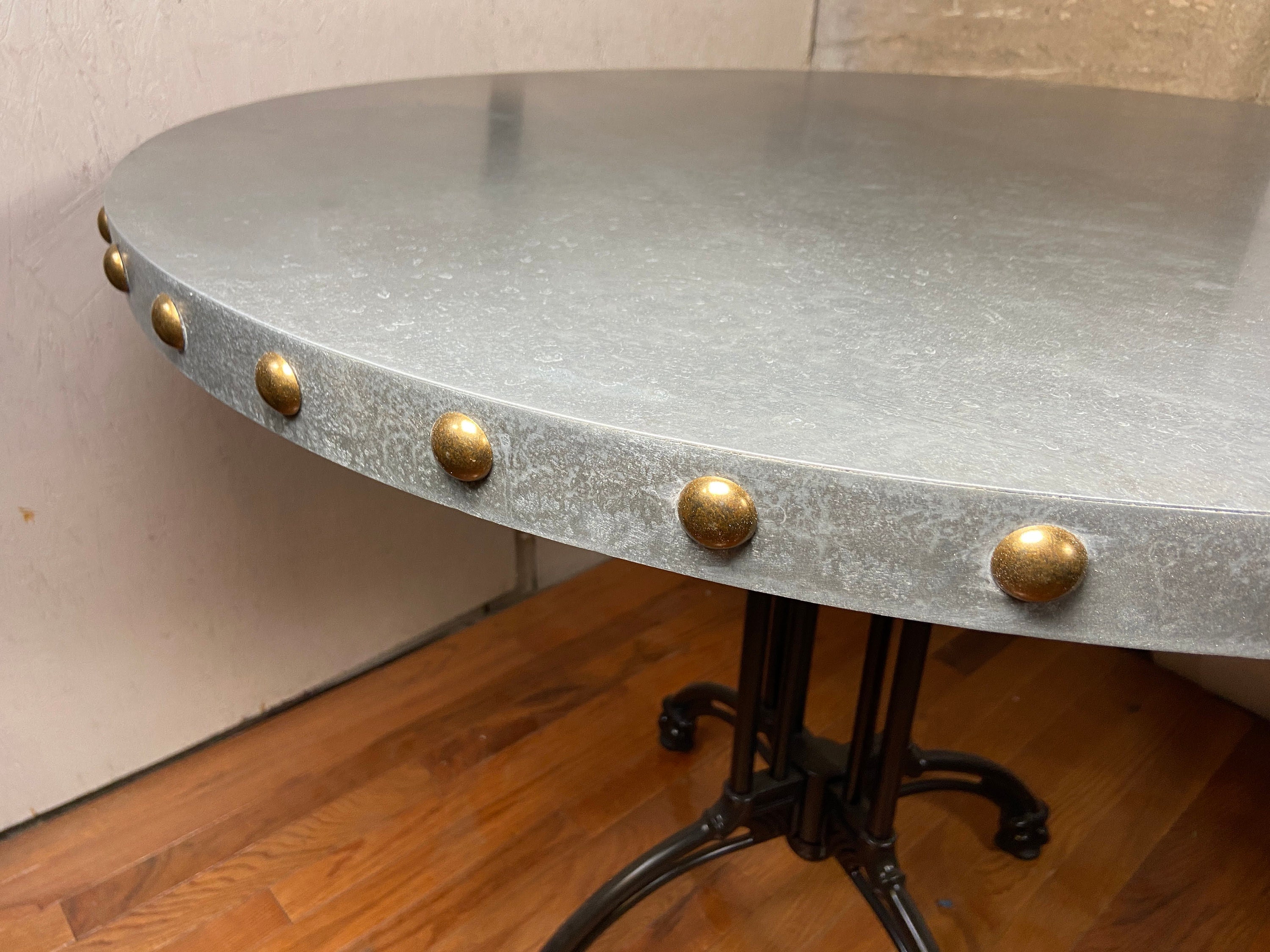 Zinc Table Top W/rivets - Etsy