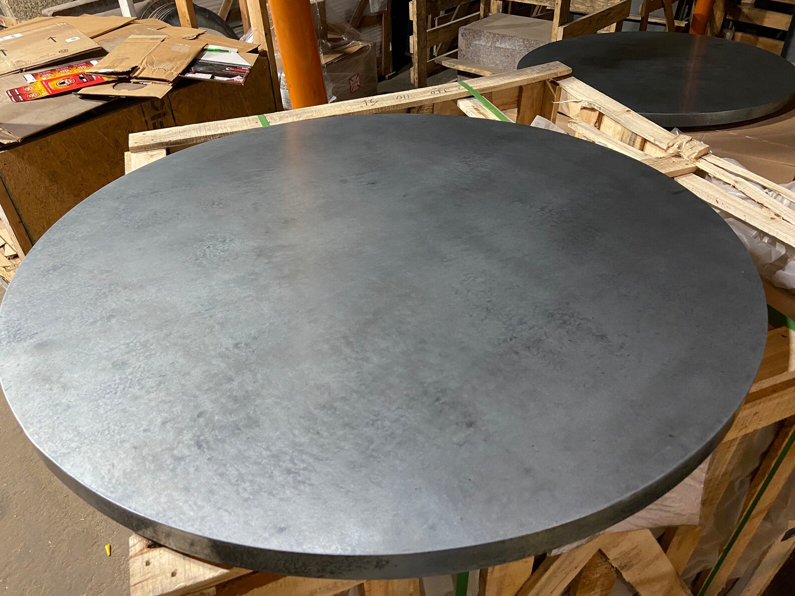 Round Zinc Table Top - Etsy