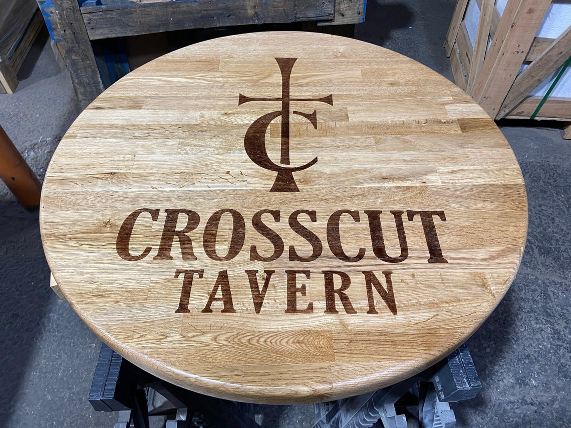 Custom Logo Table Tops - Etsy