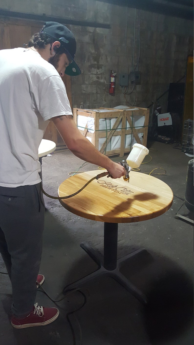 Custom Logo Table Tops - Etsy