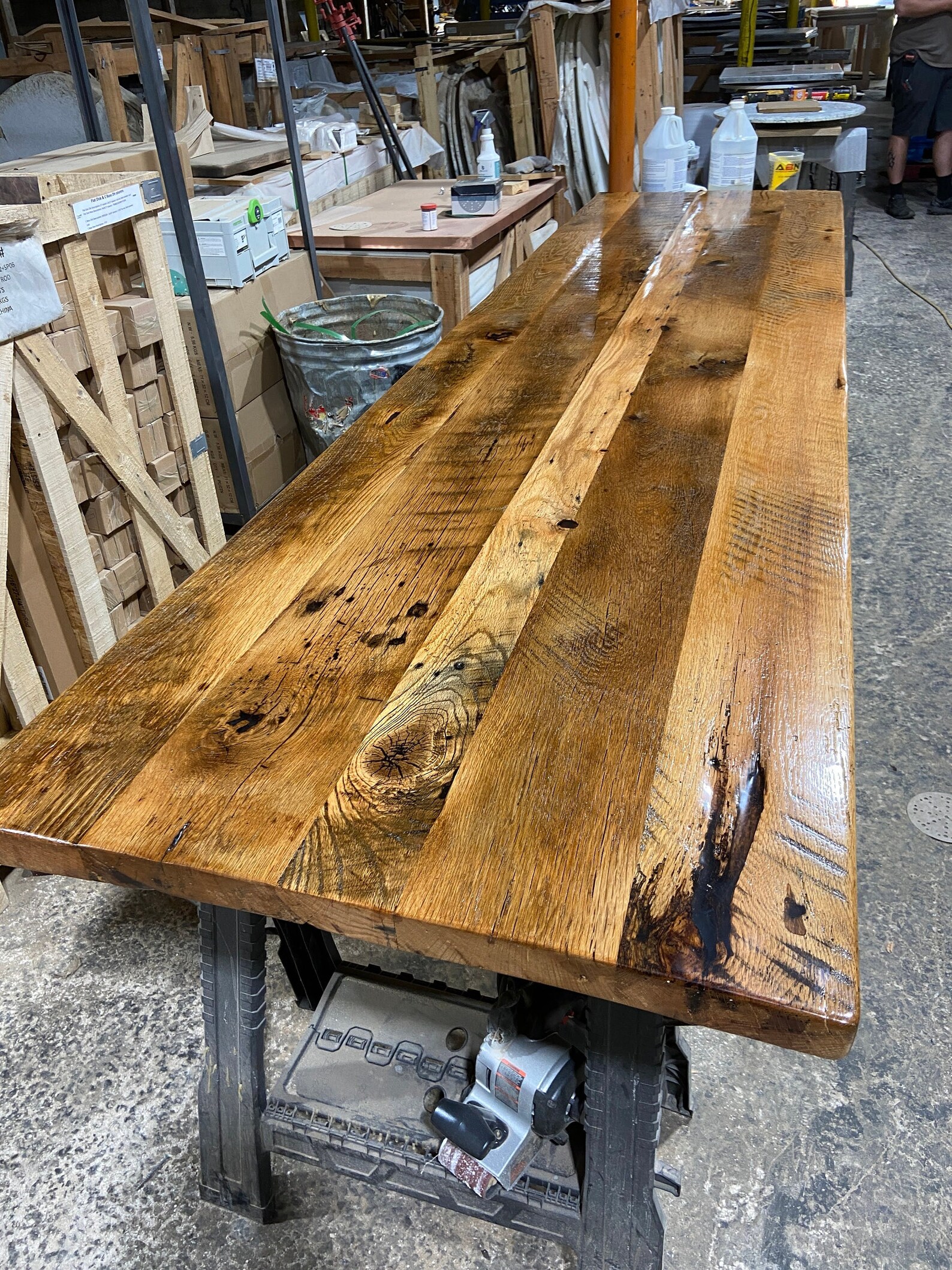 Rough Hewn Oak Table Top - Etsy