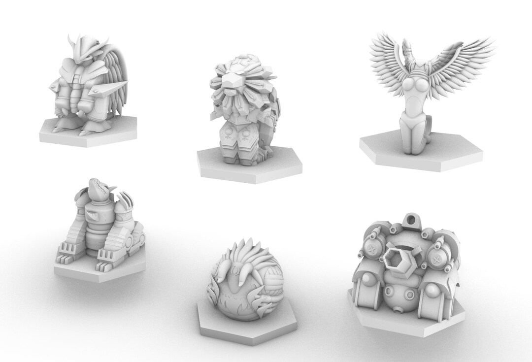 Digimon Frontier Inspired Beast Spirits - Digimon Frontier 4.0 - 3D ...
