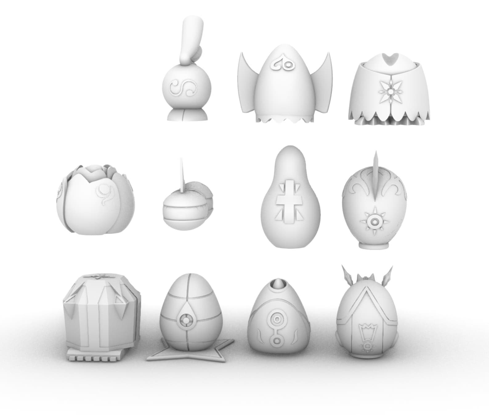 Digimon Inspired Armor Digi-eggs Digimental Crest - Digimon Adventure 2 ...