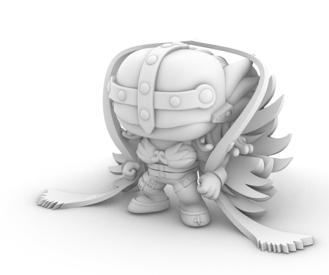 Digimon Adventure Inspired Custom Funko Pop Angewomon 3D Print Model ...