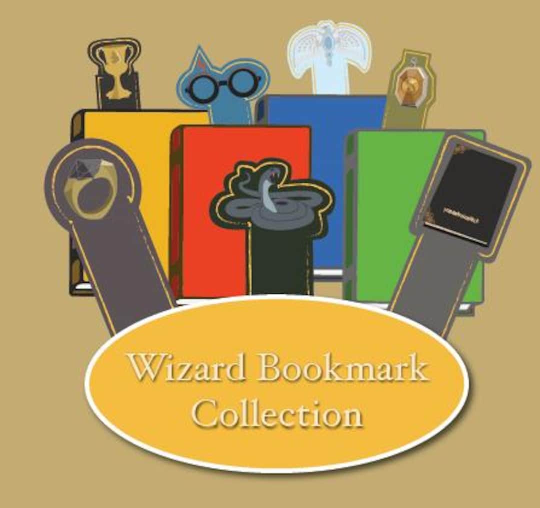 HP Inspired Wizard Bookmarks Instant Download PDF - Etsy