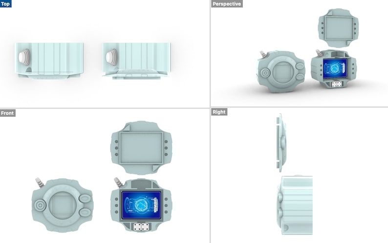 Digimon Inspired TCG Deck Case STL Digital File 1 Design - Etsy