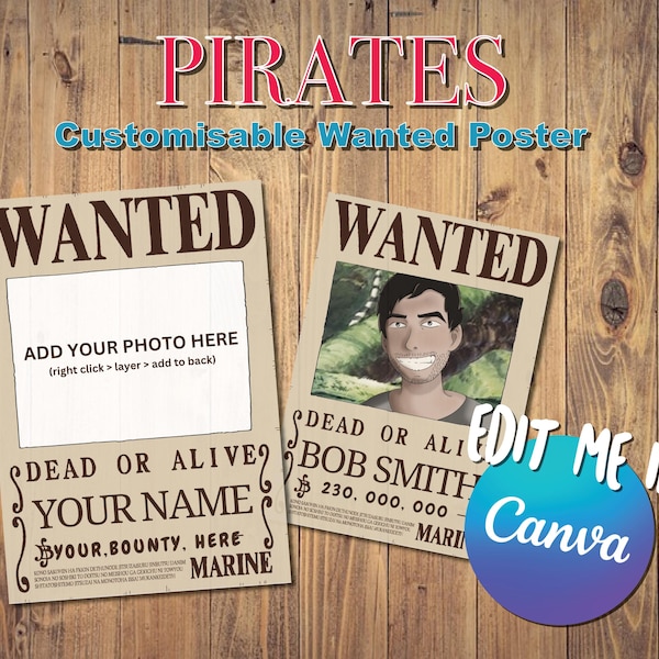 Luffy One Piece Wanted Poster - Etsy