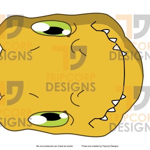 Digimon Adventure Inspired Masks - Party Photo Booth Props - Digital ...