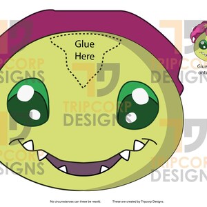 Digimon Adventure Inspired Masks - Party Photo Booth Props - Digital ...