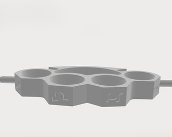 Brass Knuckles Stl - Etsy