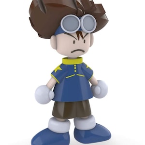 Digimon Adventure Piedmon Keychain Digi Destined- 3D Printed Digital ...