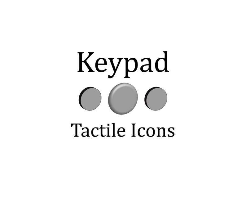 Keypad Tactile Stickers - Etsy