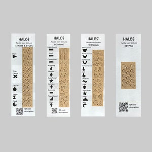 HALOS Home Package Tactile Icon Stickers - Etsy