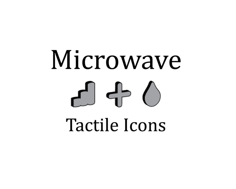 Microwave Tactile Stickers - Etsy