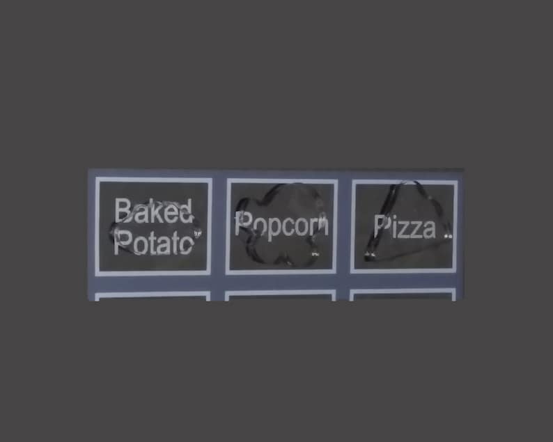 Microwave Tactile Stickers - Etsy