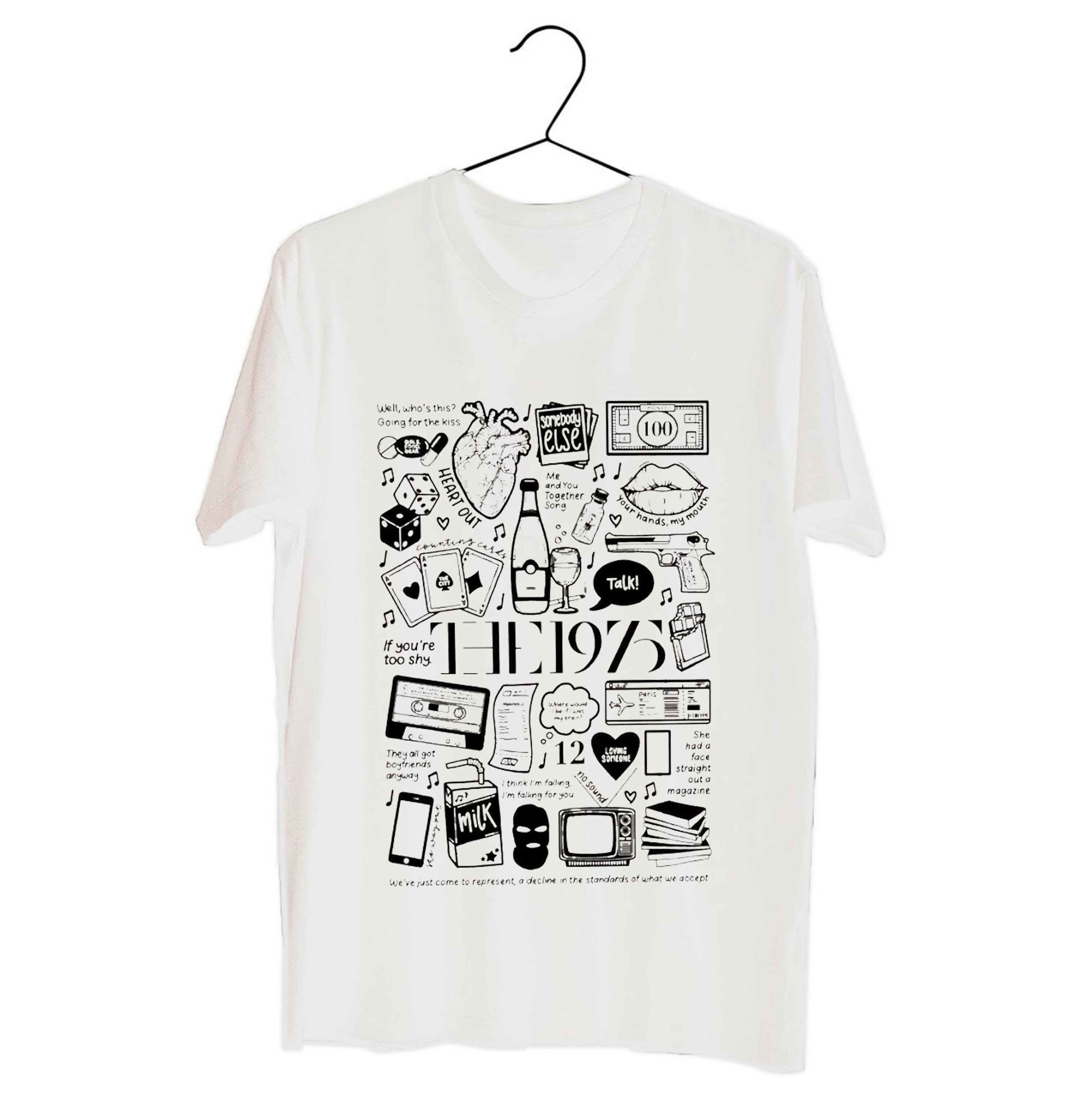 The 1975 Merch Shirt, The 1975 Doodle Shirt sold by DalCarter | SKU ...
