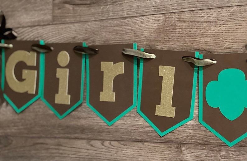 Girl Scout Banner Girl Scout Troop Girl Scout Cookie - Etsy