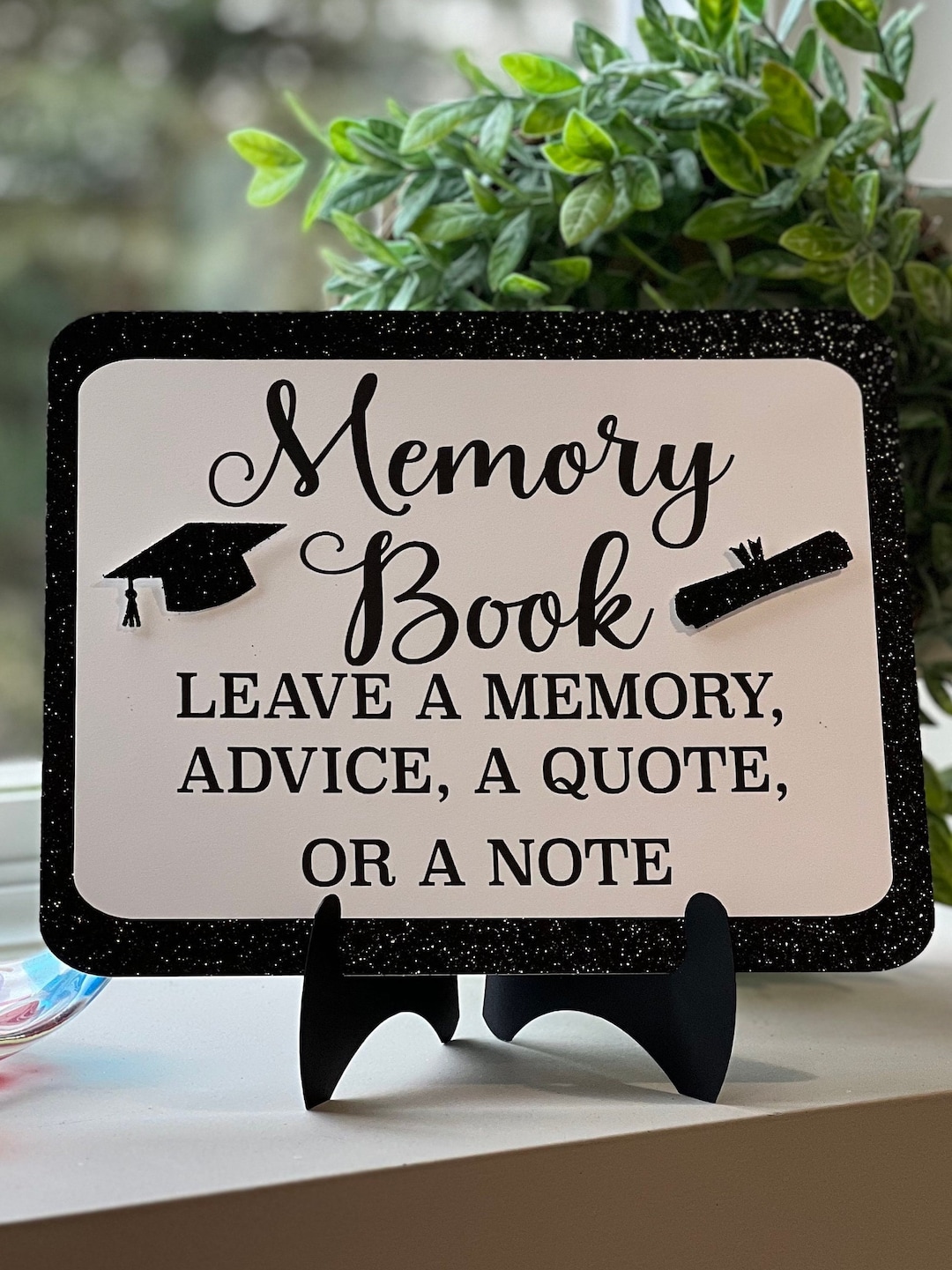 Graduation Memory Book Sign - Graduation Party Idea - Memory Book Sign ...