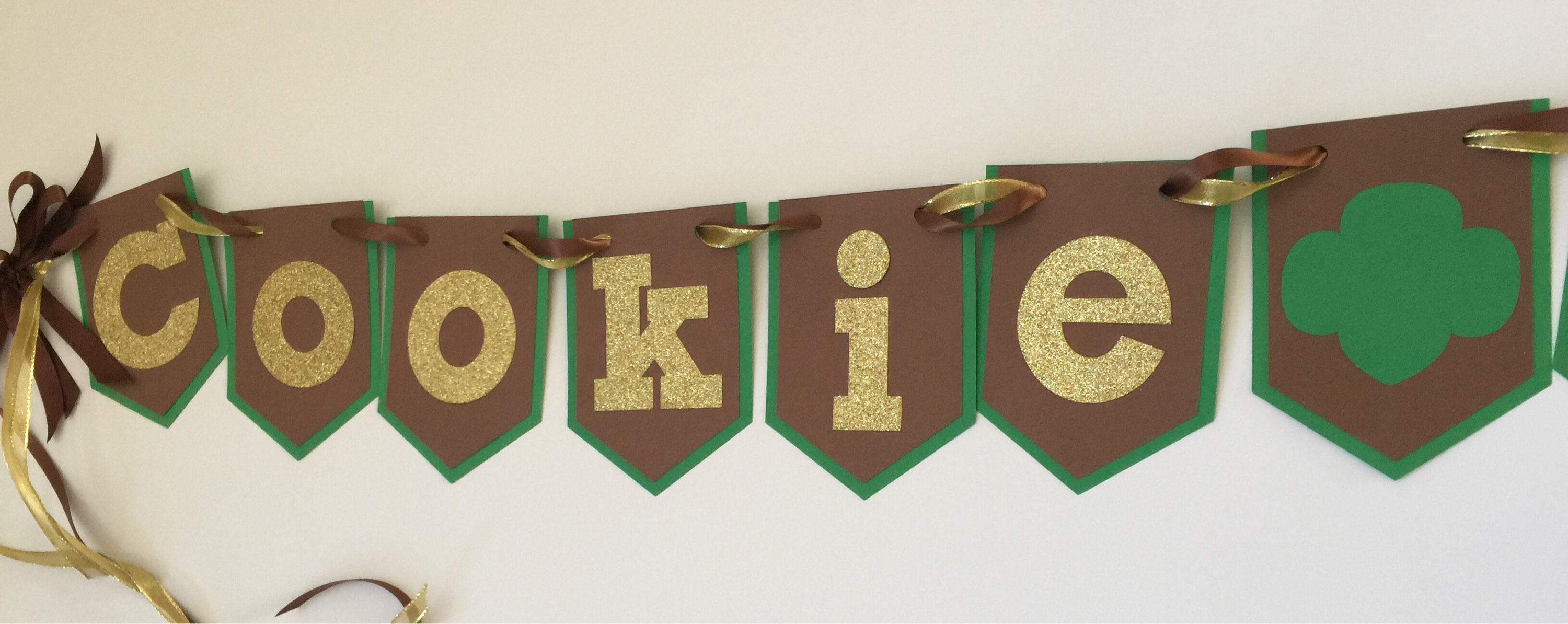 Girl Scout Troop Banner Cookie Time | Etsy