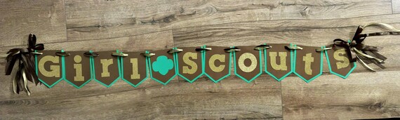 Girl Scout Banner Girl Scout Troop Girl Scout Cookie - Etsy