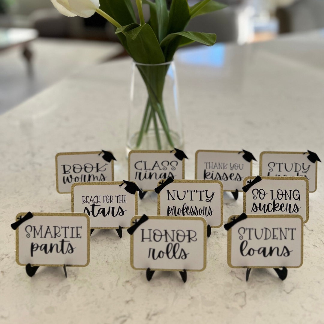 Candy Buffet Sign - Graduation Candy Bar -graduation Party Favors ...