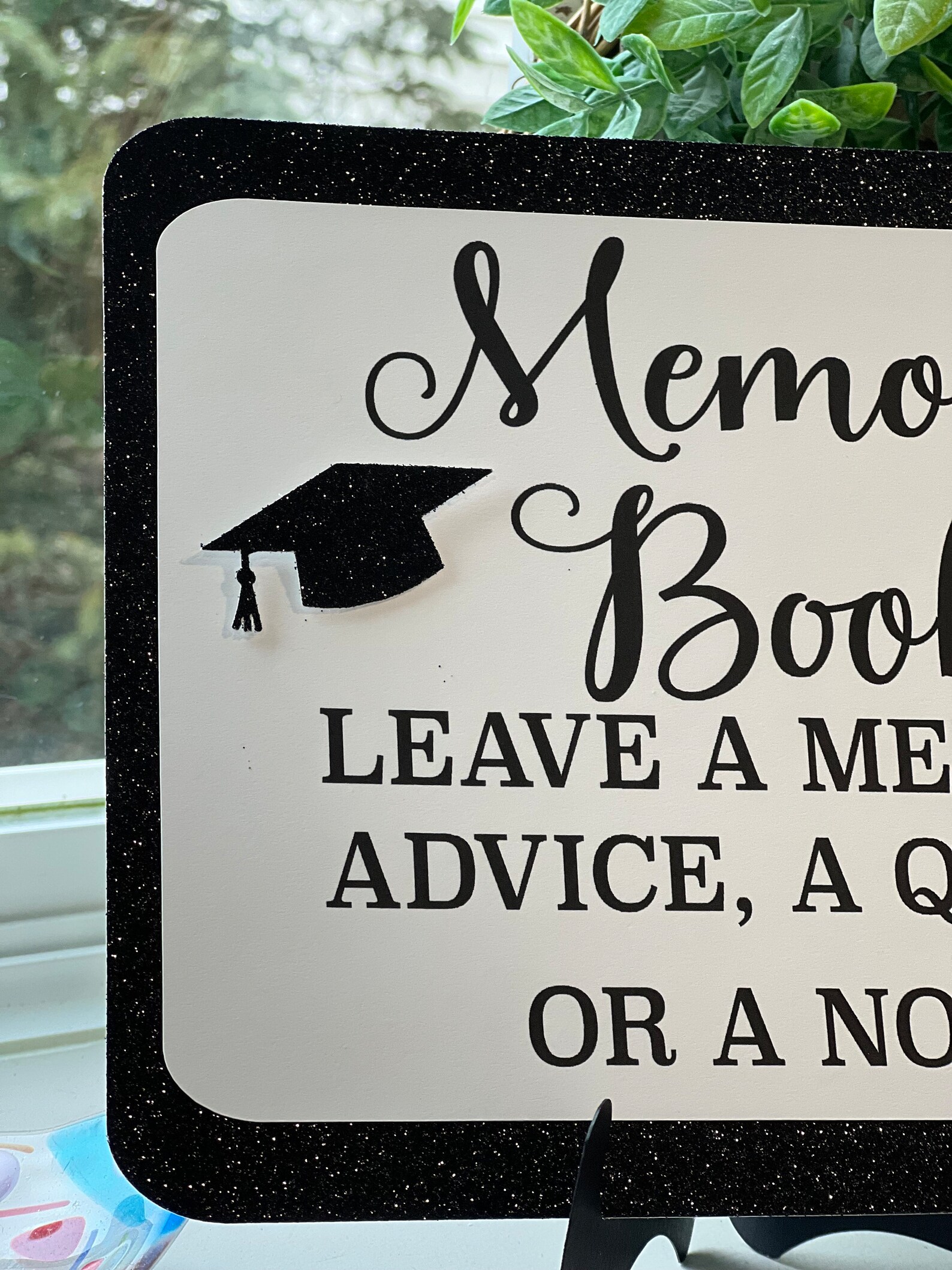 Graduation Memory Book Sign - Graduation Party Idea - Memory Book Sign ...