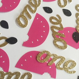 Watermelon Confetti - One in a Melon - Summer Party - One Party Decor ...