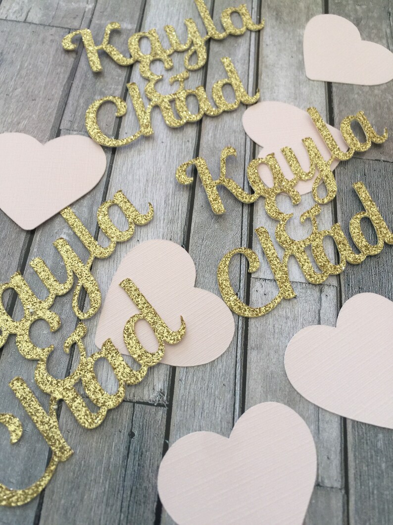 Custom Wedding Confetti Wedding Confetti 30 CT. | Etsy