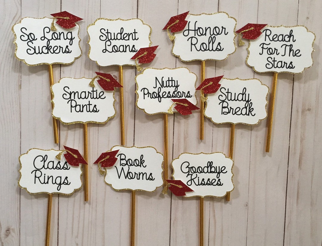 Graduation Candy Buffet Labels - Graduation Party Decoration - Candy ...