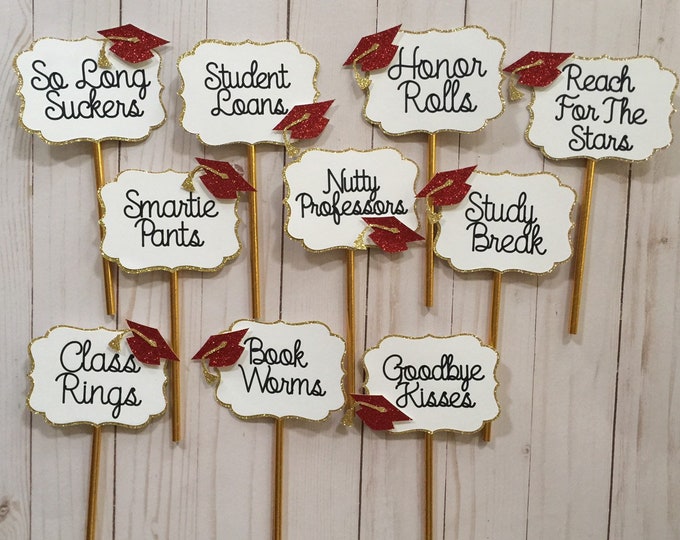 Graduation Candy Buffet Labels - Graduation Party Decoration - Candy ...