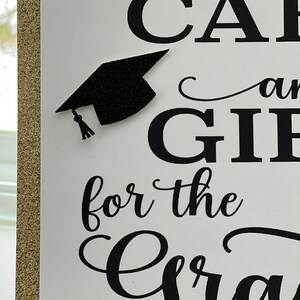 Graduation Table Candy Buffet Sign - Candy Table Sign - Cards and Gifts ...